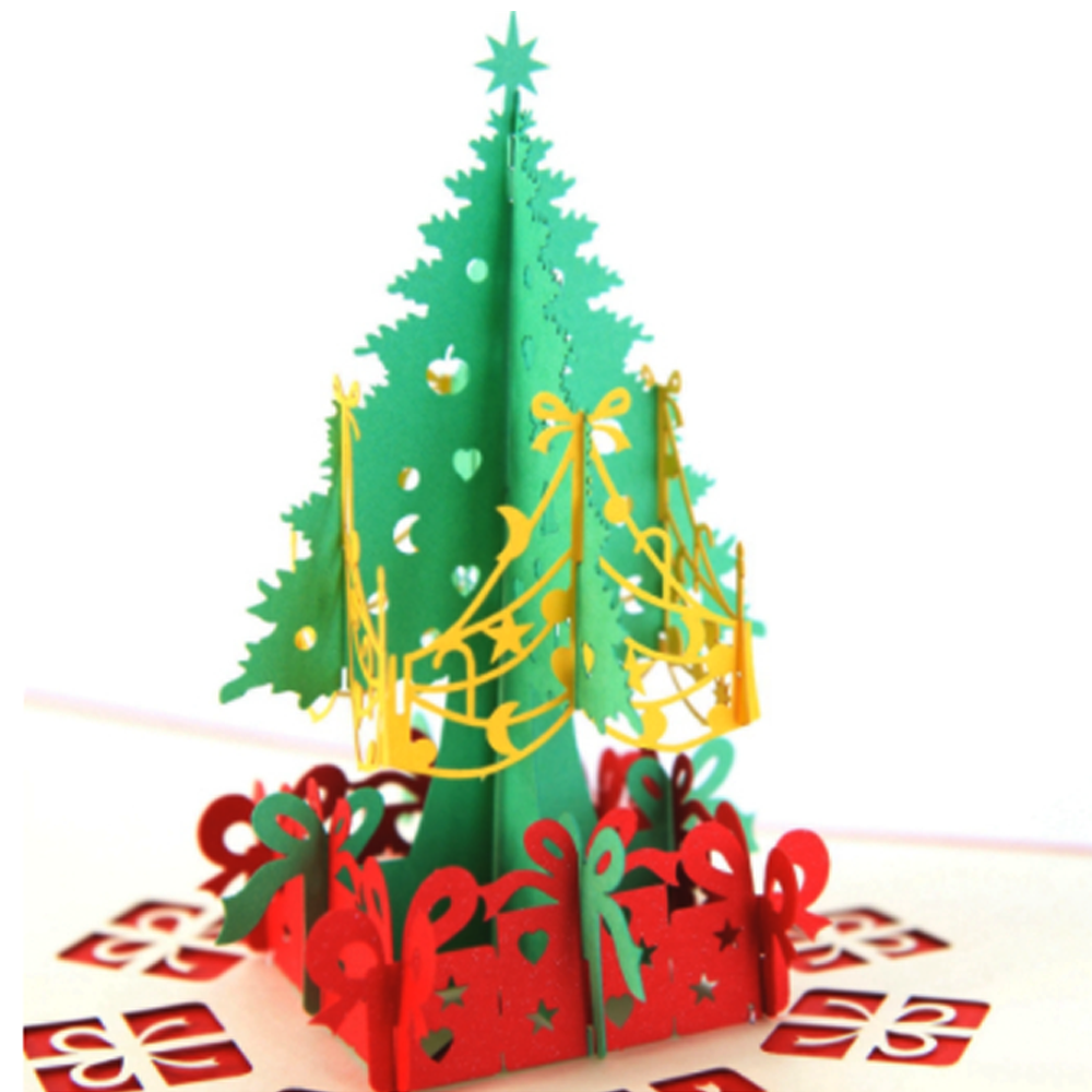 Christmas Tree 3D Pop Up Card – Milx Designs