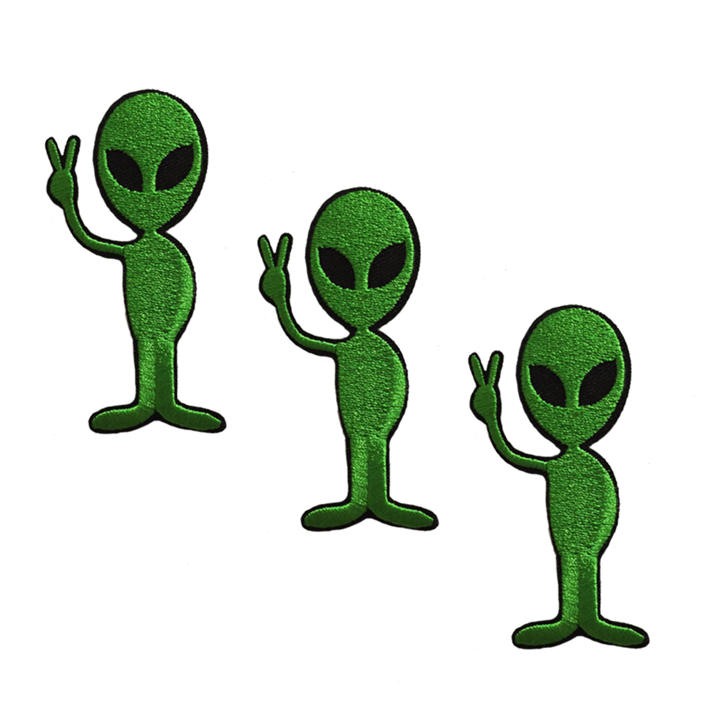 Peace Out Alien Patch – Milx Designs