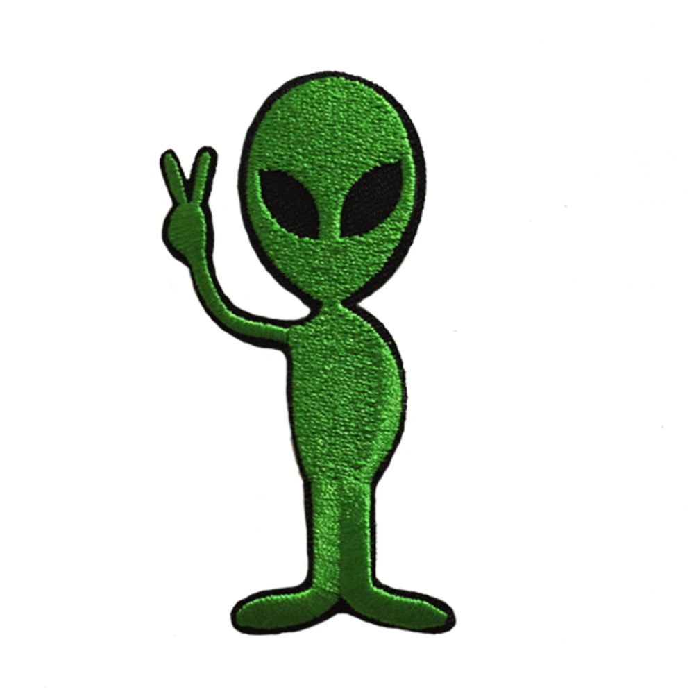 Peace Out Alien Patch – Milx Designs