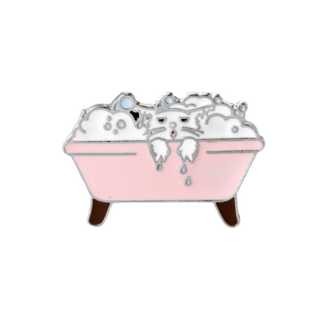 Cat Bubble Bath Pin – Milx Designs