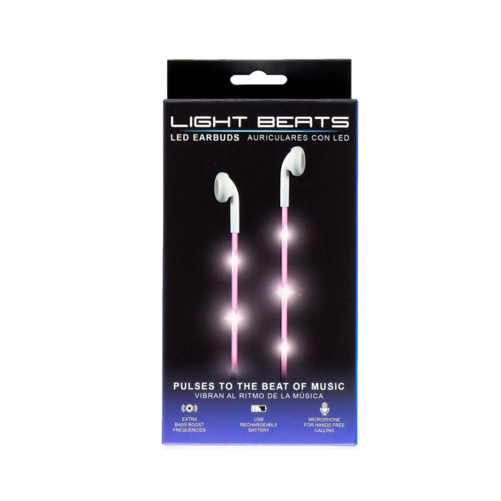 Pink Light Up Earbuds – Milx Designs