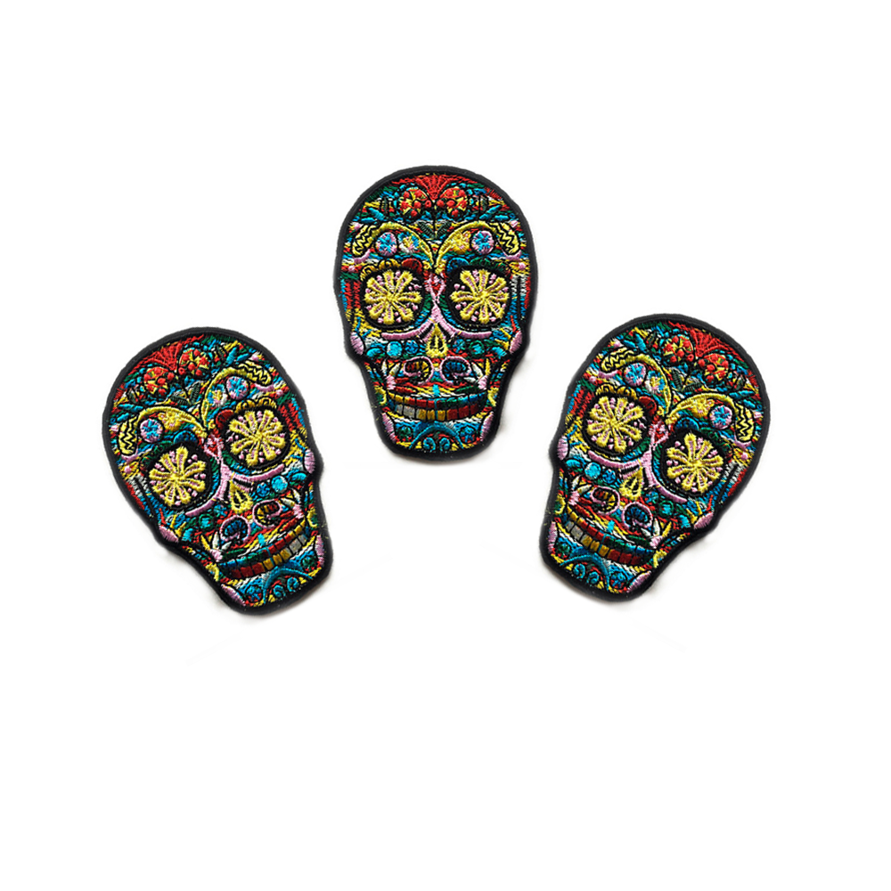 Sugar Skull Patch – Milx Designs